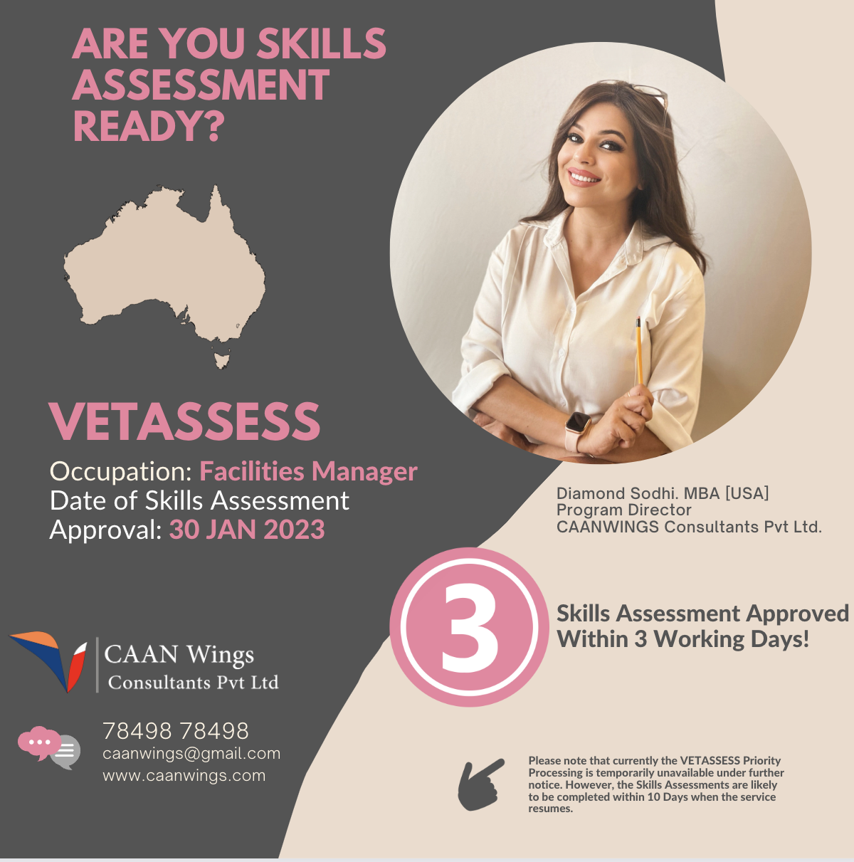 Skills Assessment Approved Within 3 Working Days! - CAAN Wings ...